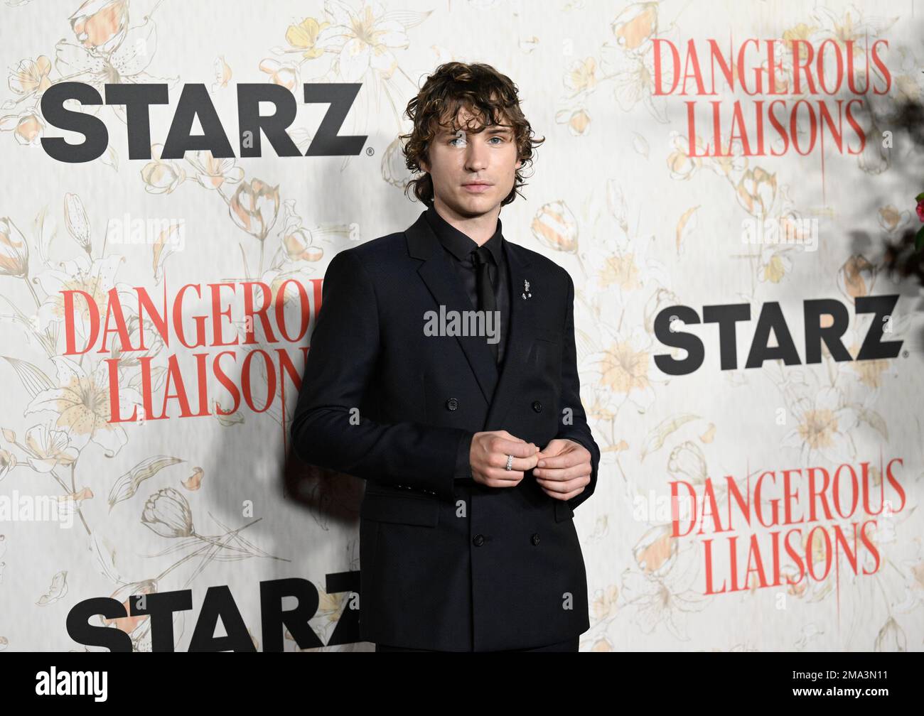 Nicholas Denton attends the Starz television series premiere for ...