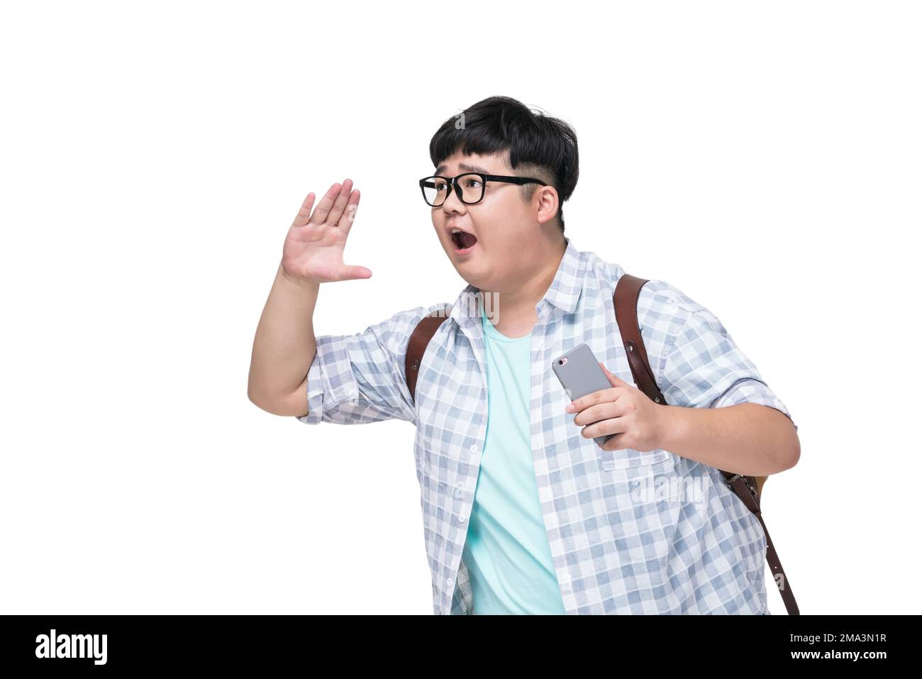 Fat young men in the cry Stock Photo - Alamy