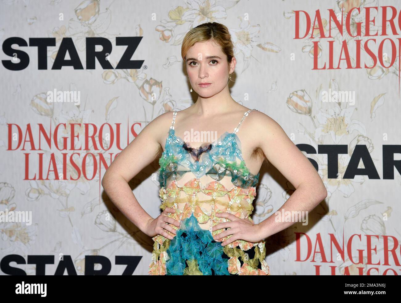 Alice Englert attends the Starz television series premiere for ...