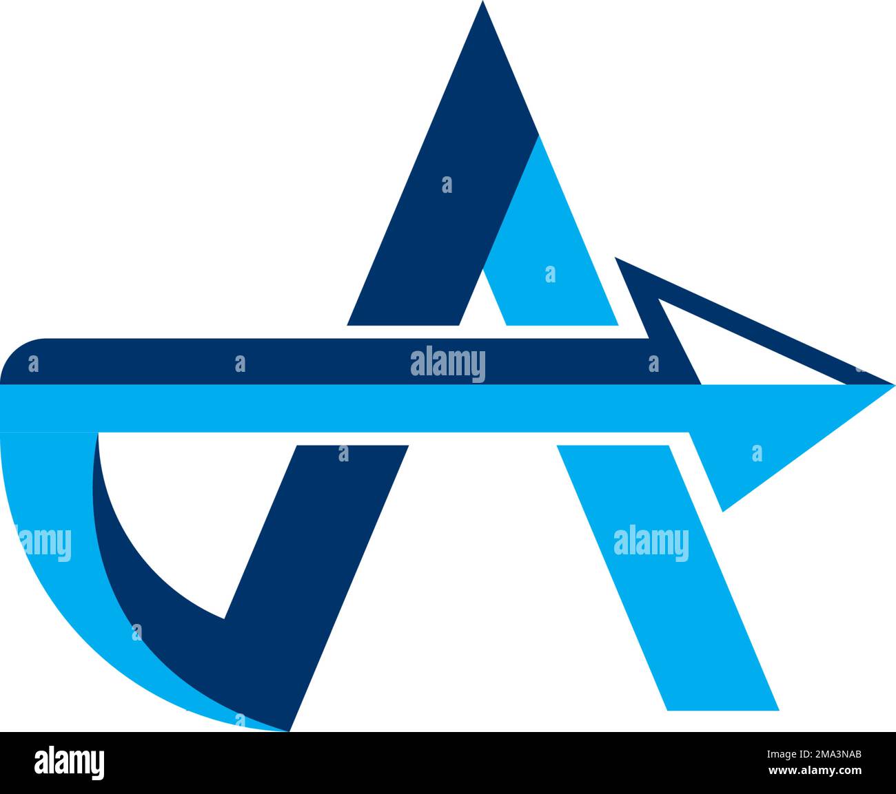 letter A . logo vector illustration abstract design Stock Vector Image ...