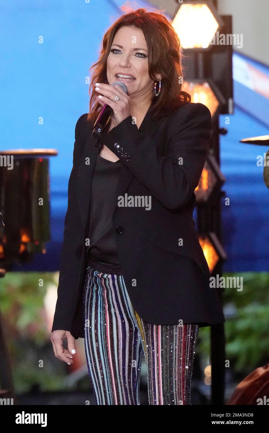 Martina McBride performs on NBC's Today show at Rockefeller Plaza on ...