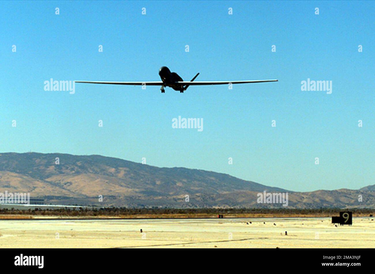 The first Global Hawk Unmanned Aerial Vehicle (UAV), designated N-1 ...