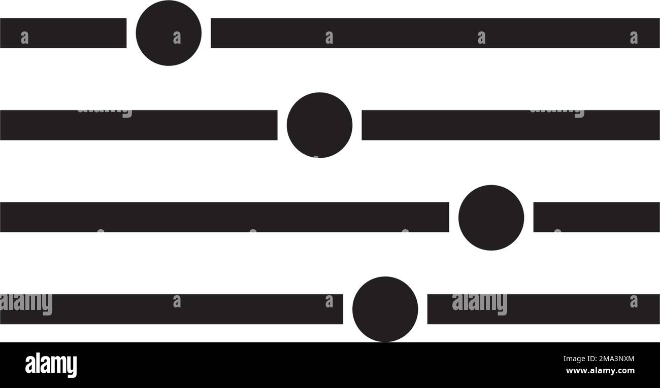 Adjustment Icon. vector illustration simple design Stock Vector Image ...