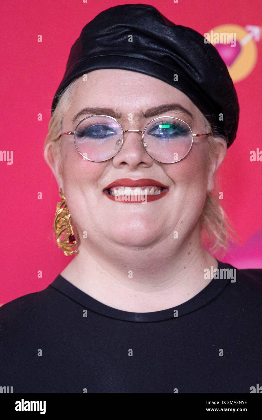 Jayde Adams poses for photographers upon arrival for the premiere of ...
