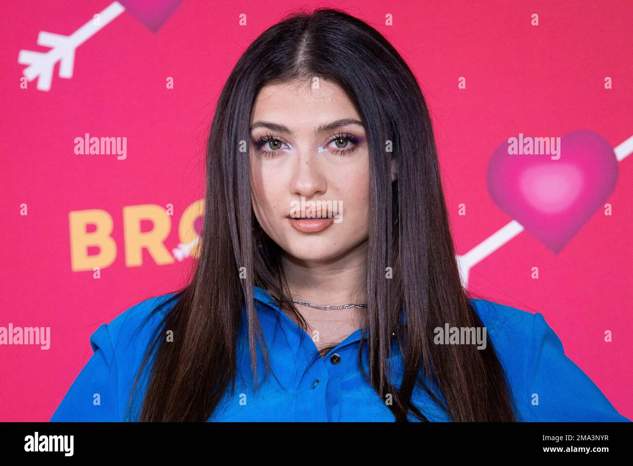 Leah Kate poses for photographers upon arrival for the premiere of the ...