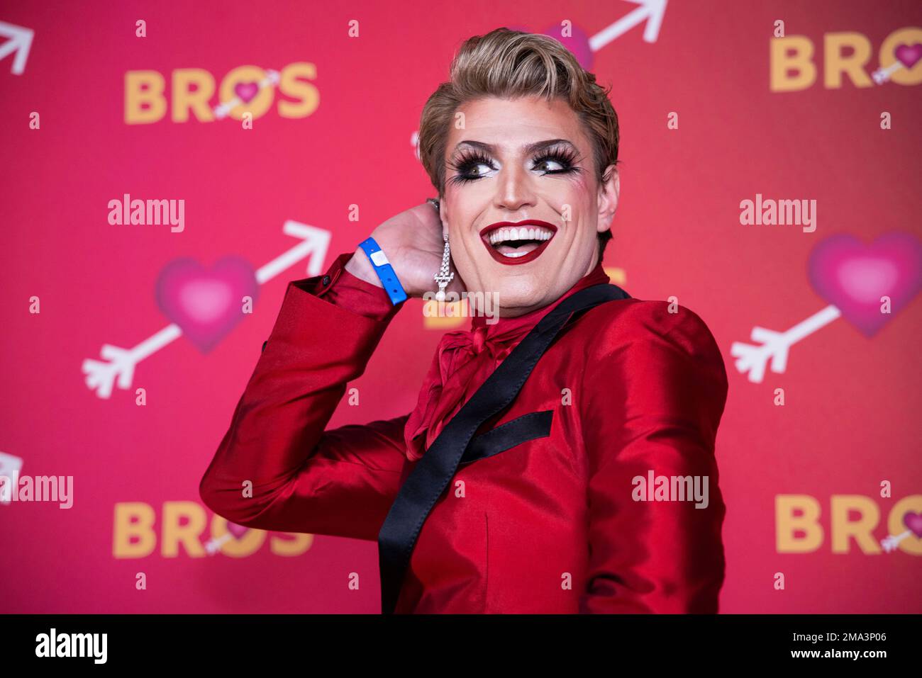 Reuben Kaye poses for photographers upon arrival for the premiere of ...
