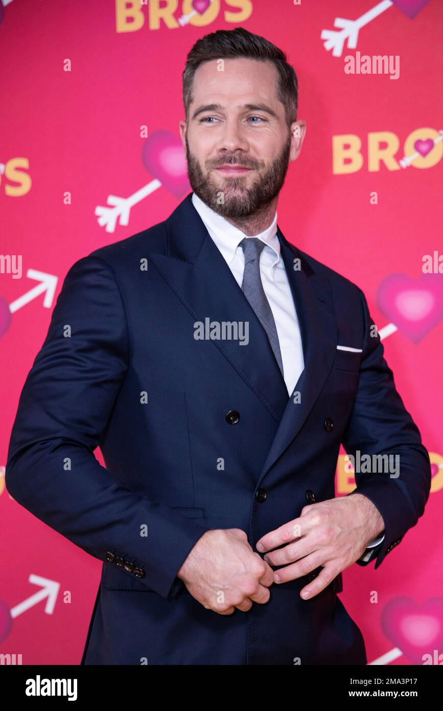 Luke Macfarlane poses for photographers upon arrival for the premiere ...