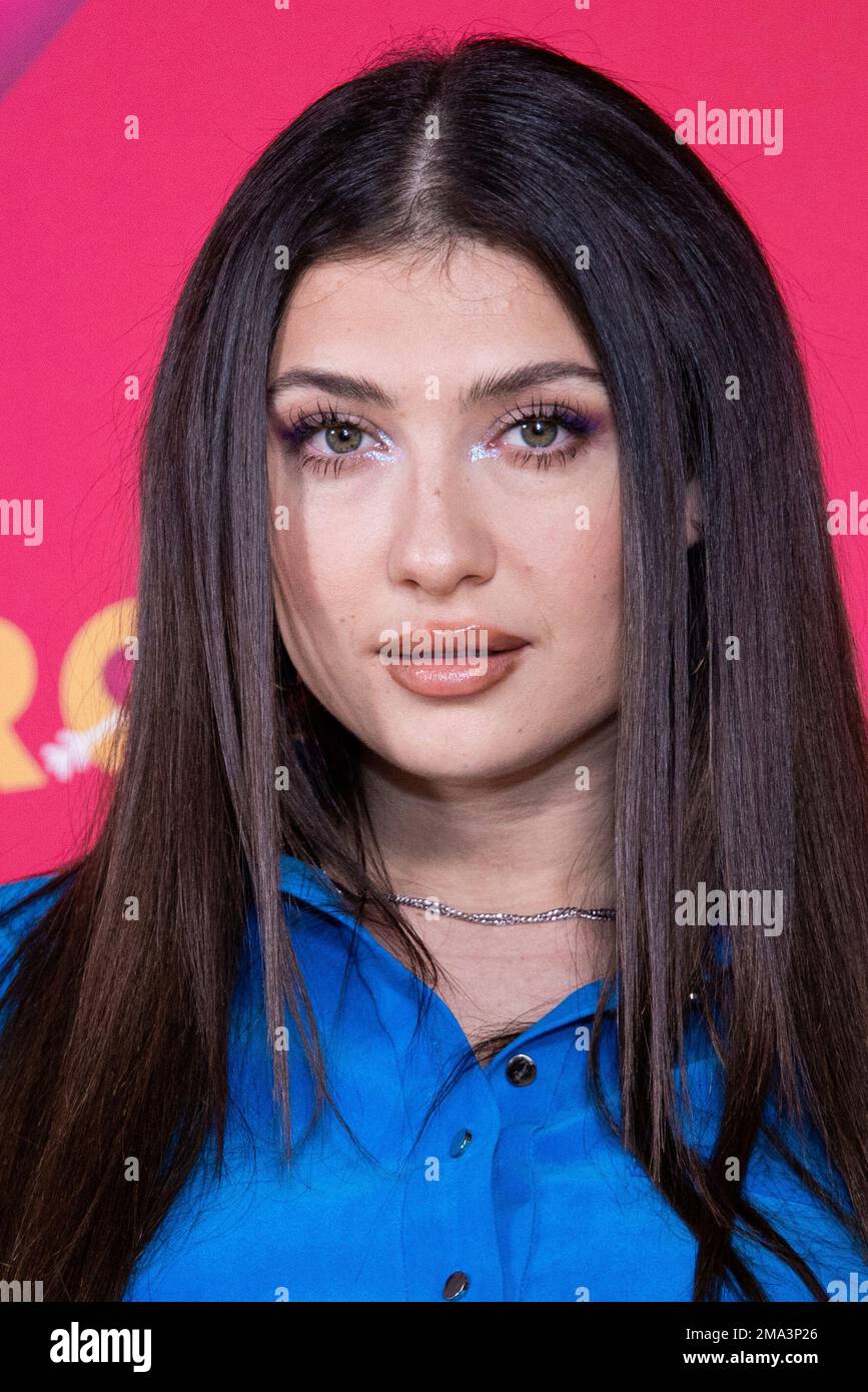Leah Kate poses for photographers upon arrival for the premiere of the ...