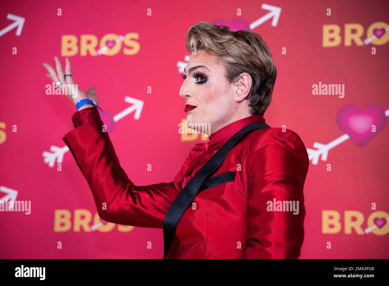 Reuben Kaye poses for photographers upon arrival for the premiere of ...
