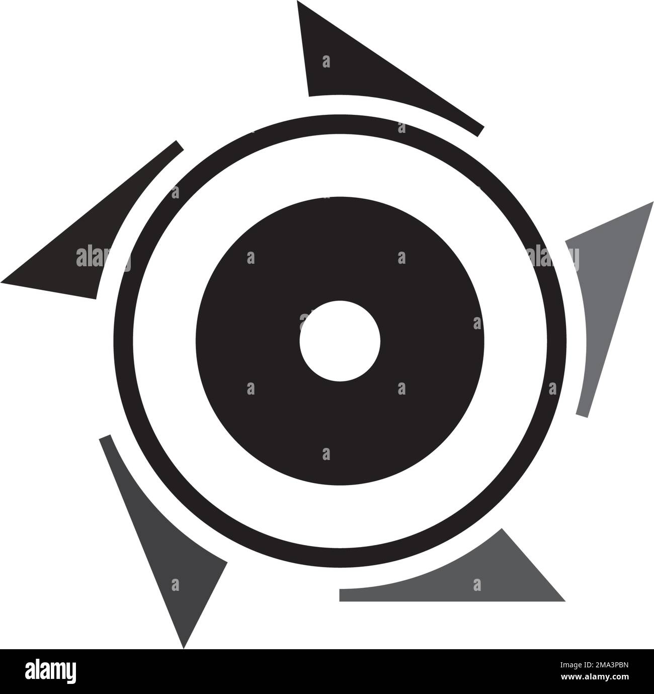 Camera lens icon vector illustration simple design Stock Vector Image ...