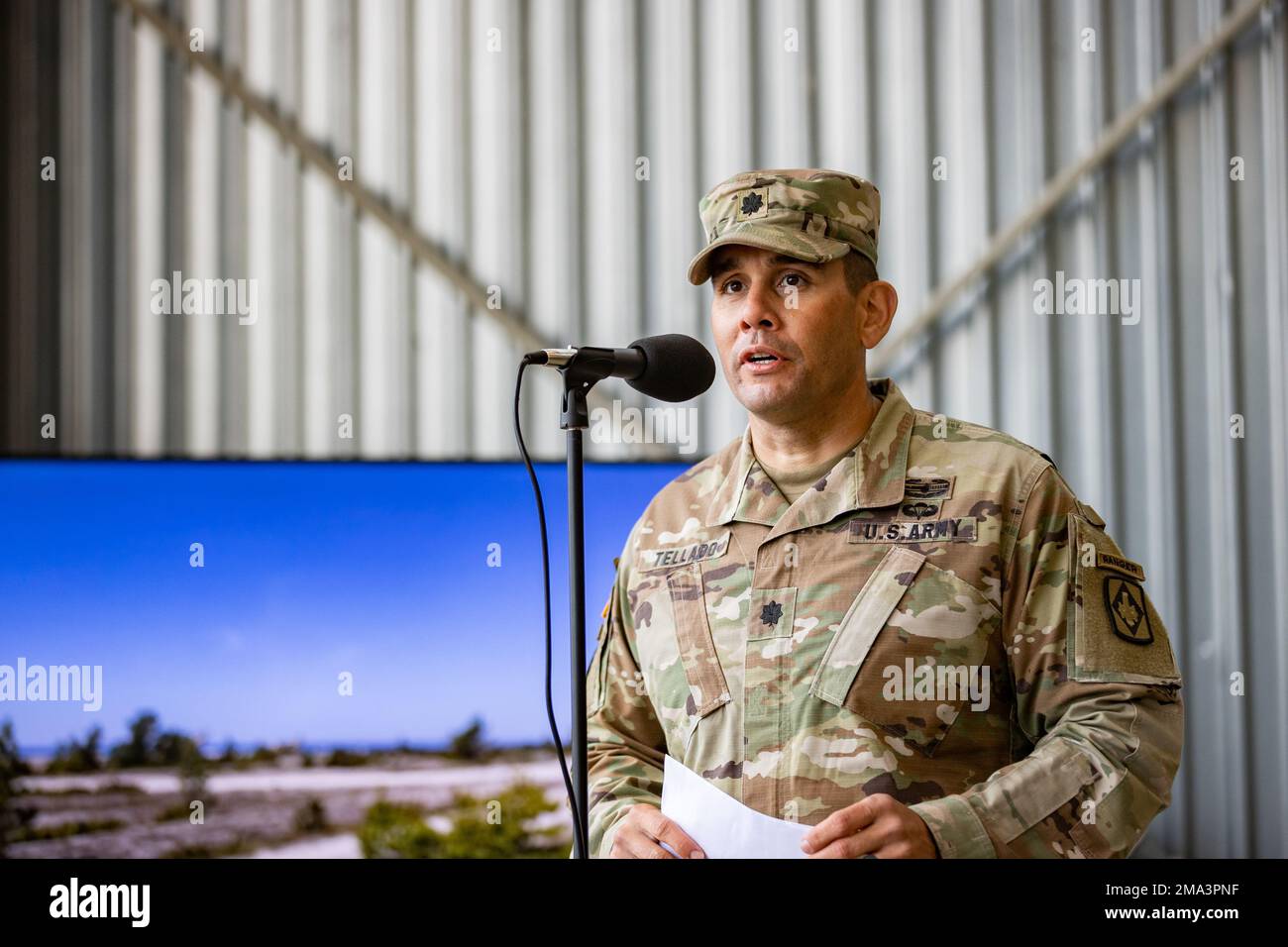 U.S. Army Lt. Col. Emiliano Tellado, commander of 1st Battalion, 14th ...