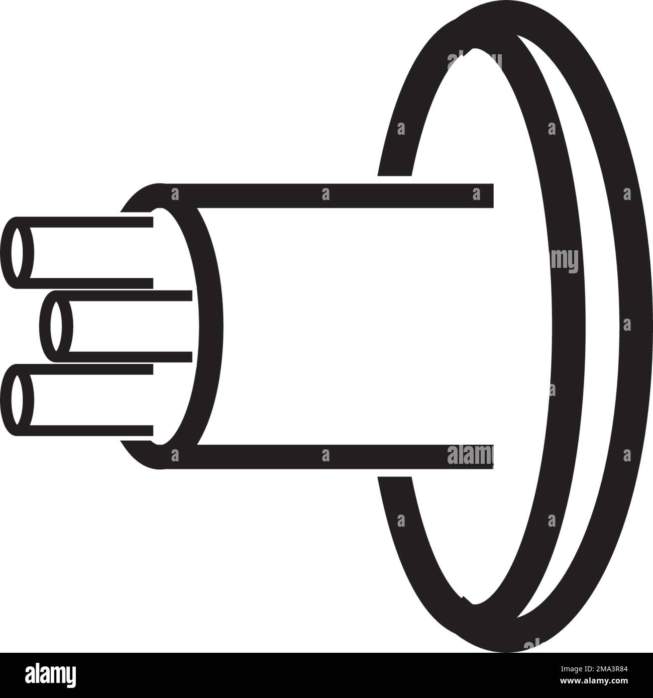 fiber optic cable icon. vector illustration symbol design Stock Vector ...