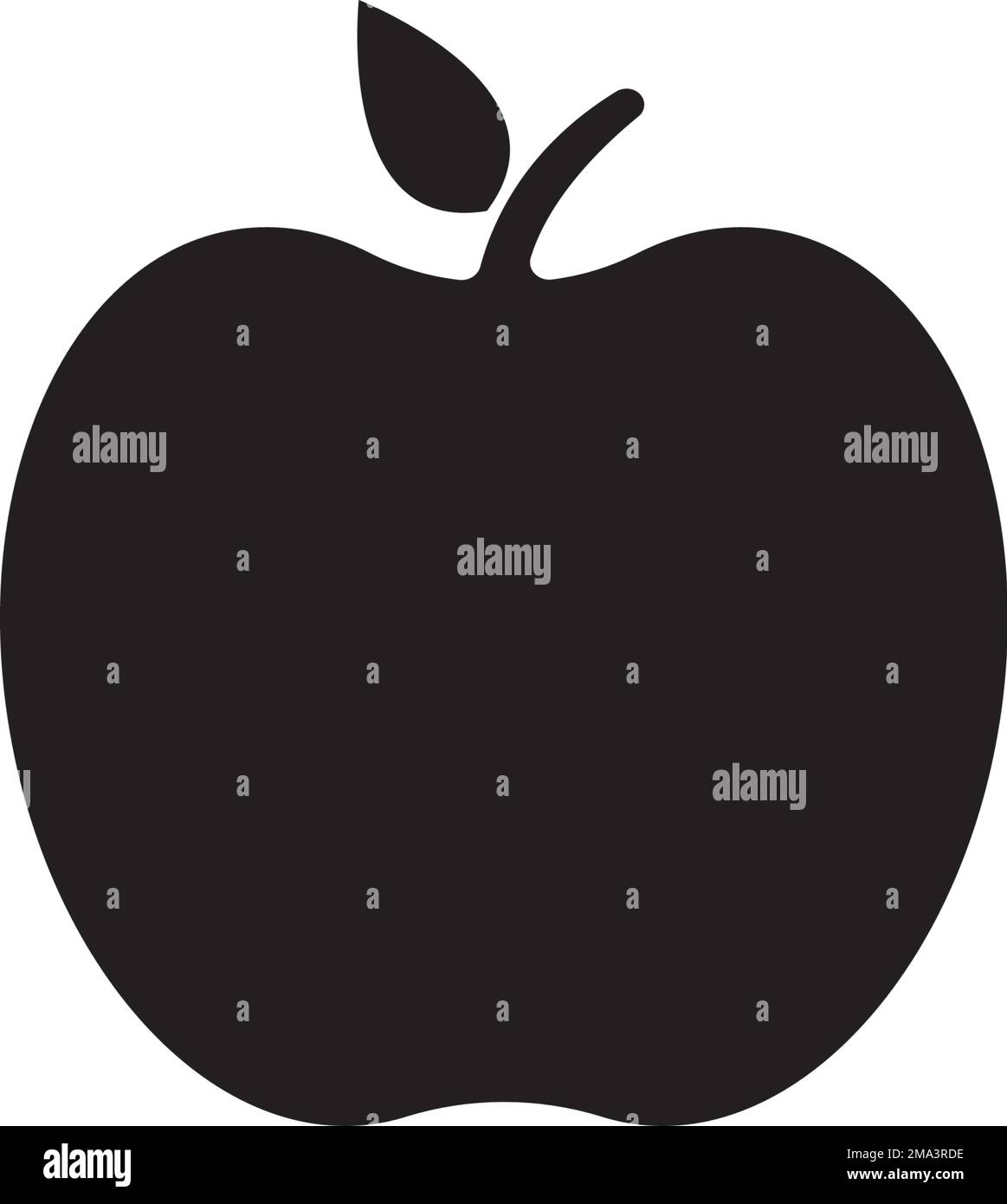 Apple fruit logo. vector illustration simple design Stock Vector Image ...