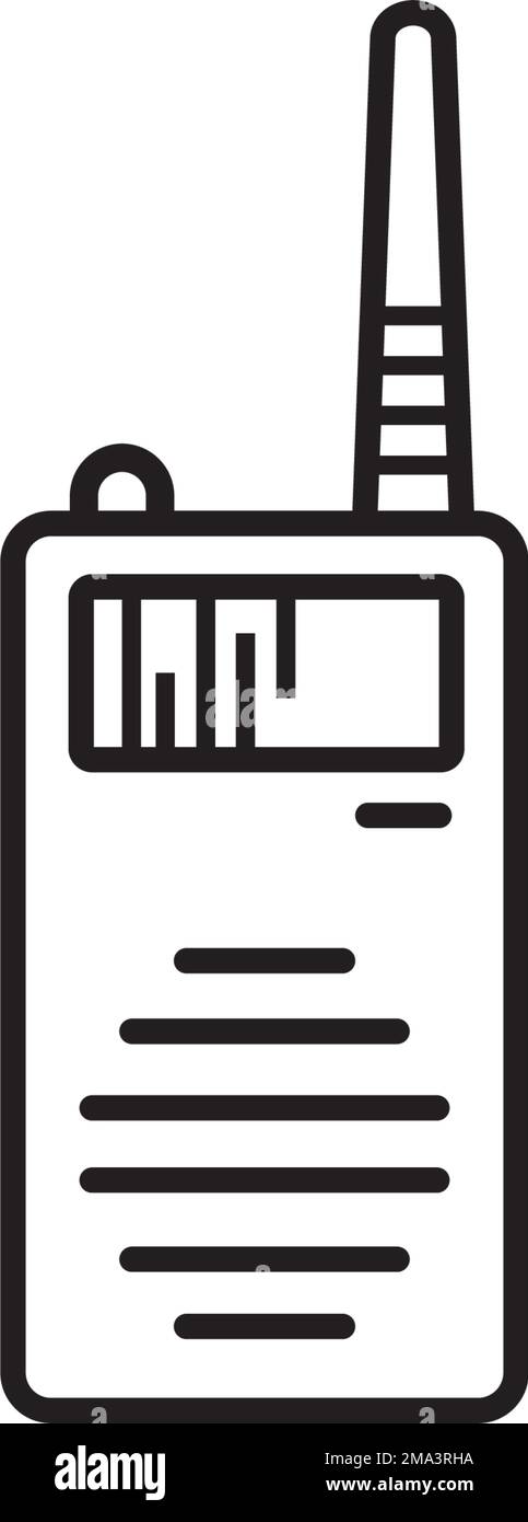 walkie talkie icon vector illustration logo design Stock Vector Image ...