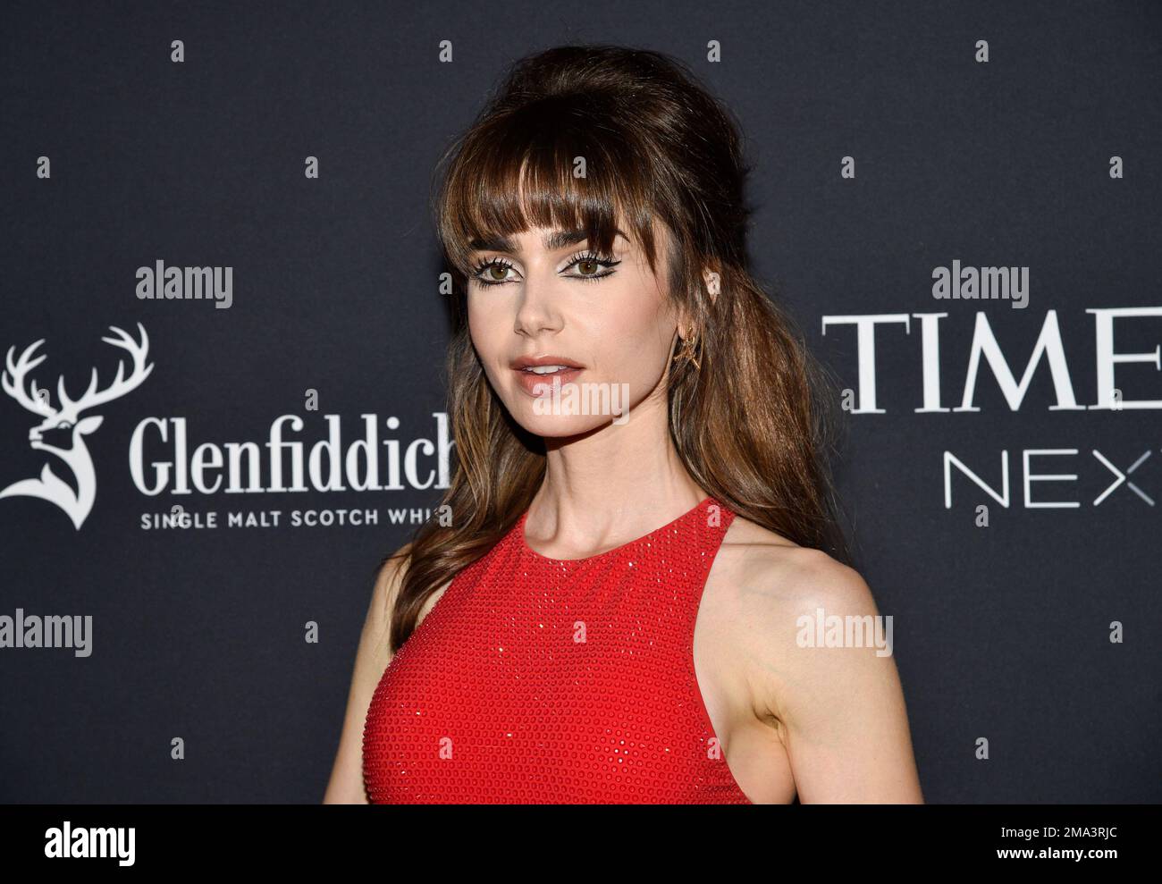 Lily Collins attends the Time100 Next list celebrating the 100 rising ...