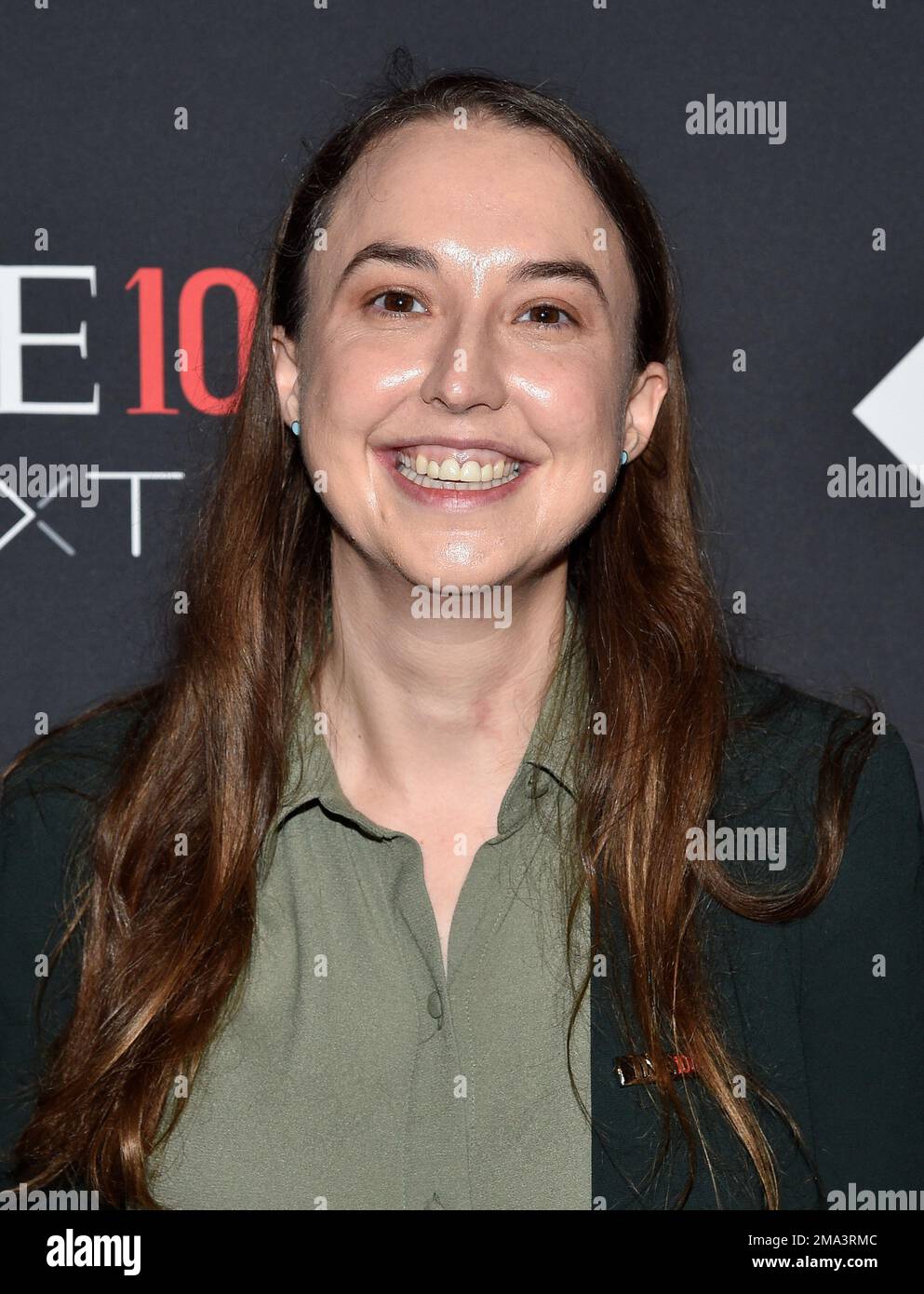 Political scientist Leah Stokes attends the Time100 Next list ...
