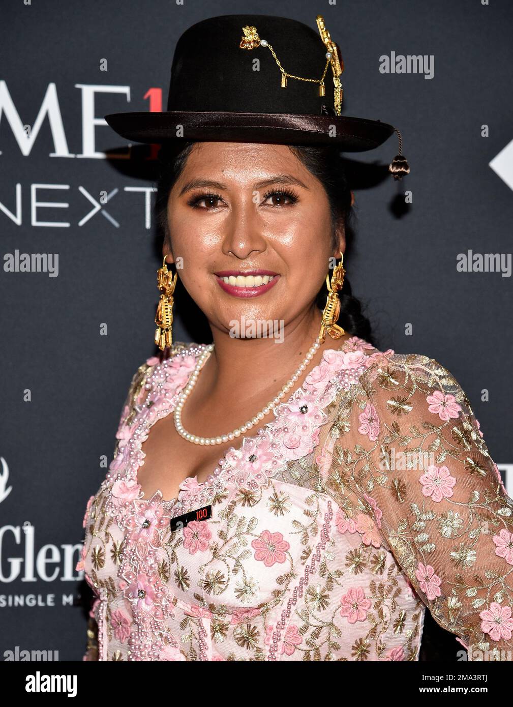 Mayor of El Alto, Bolivia, Eva Copa attends the Time100 Next list ...