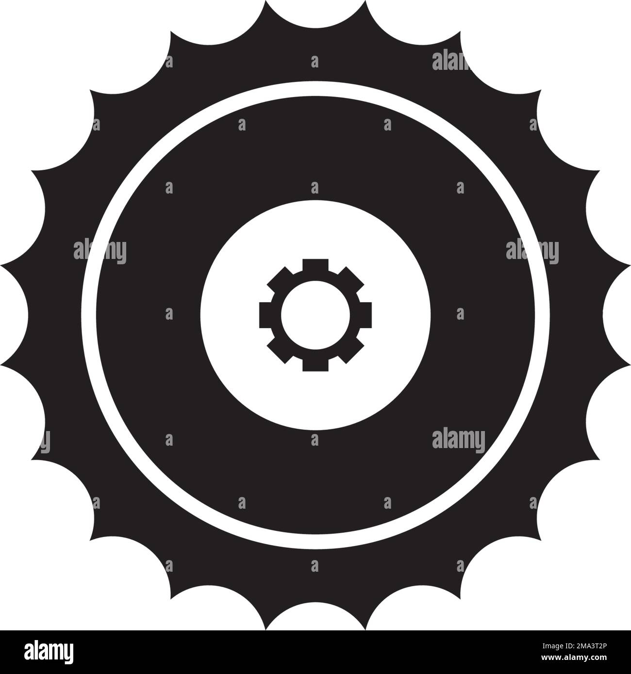 gear logo vector illustration simple design Stock Vector Image & Art ...