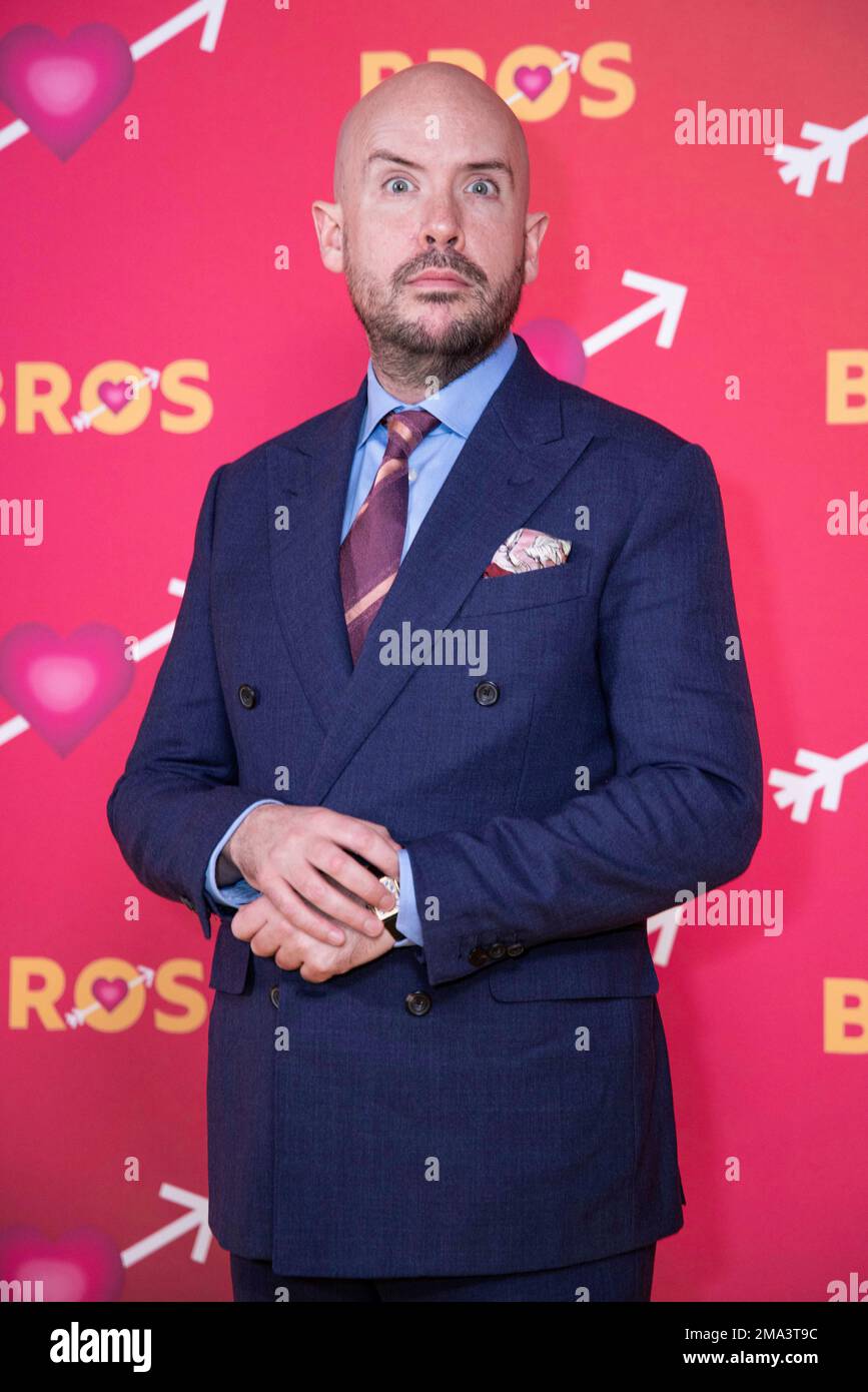 Tom Allen poses for photographers upon arrival for the premiere of the ...