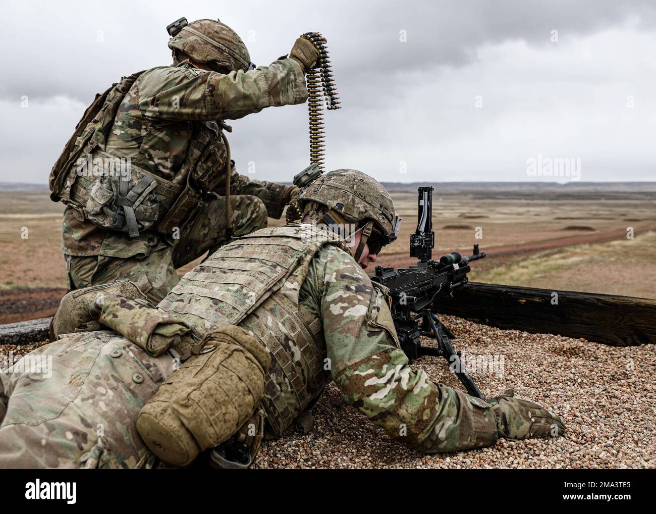 A team of Soldiers assigned to the 4th Infantry Division qualify on ...