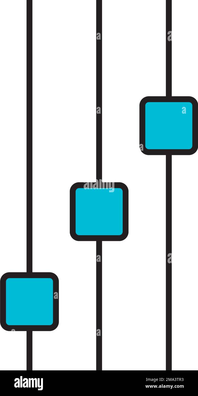 Adjustment Icon. vector illustration simple design Stock Vector Image ...