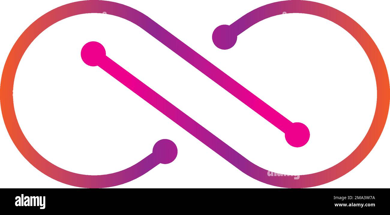 Infinity logo. vector illustration abstract design template Stock ...