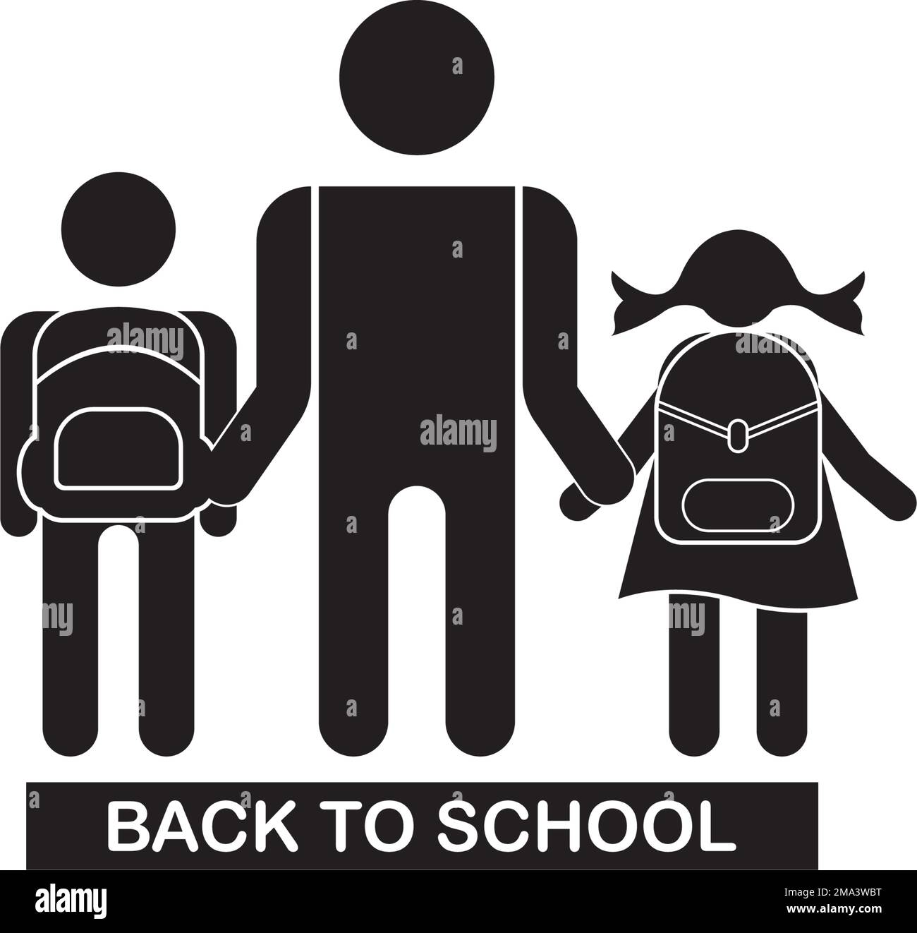 Back to School icon. vector illustration symbol design Stock Vector ...