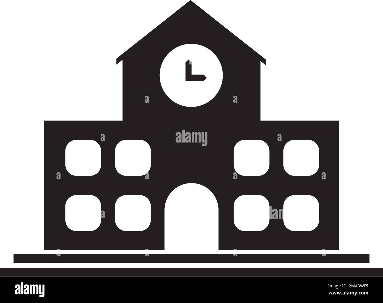 school vector icon. illustration design template Stock Vector Image ...