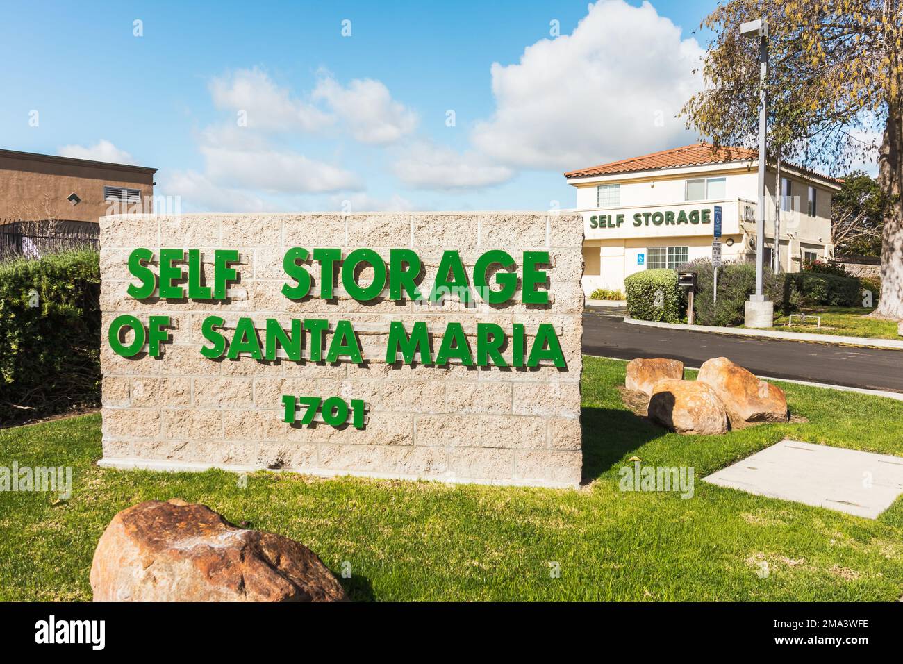 Santa Maria, California, USA - January 17, 2023. Self Storage of Santa ...