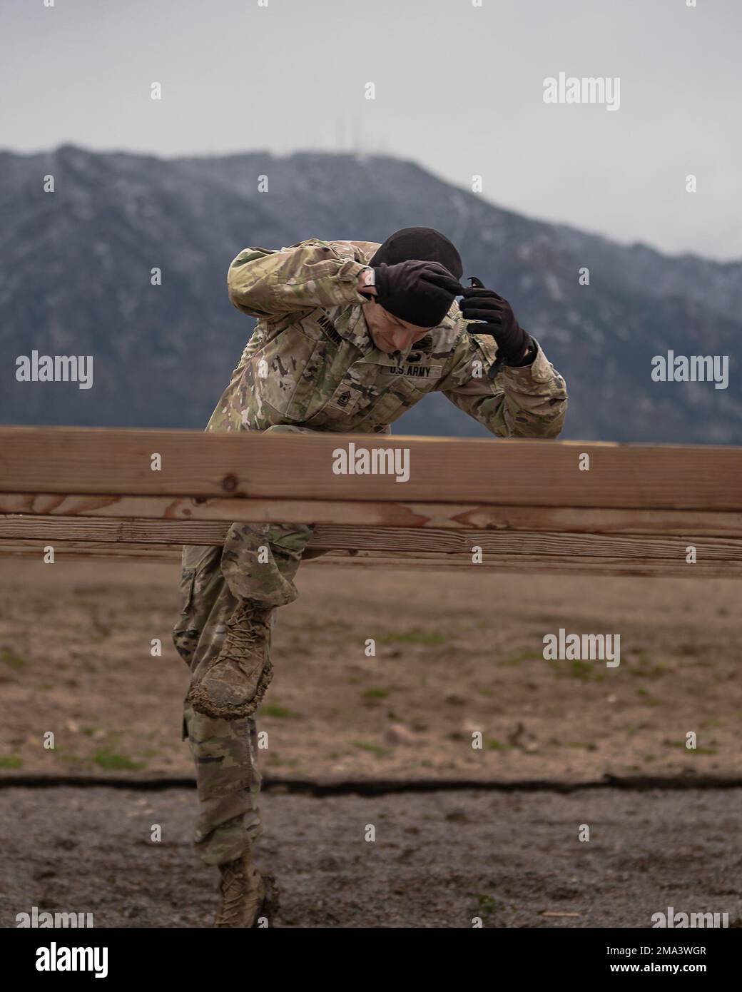 First Sgt. Robert Mavrina, assigned to 1st Stryker Brigade Combat Team ...