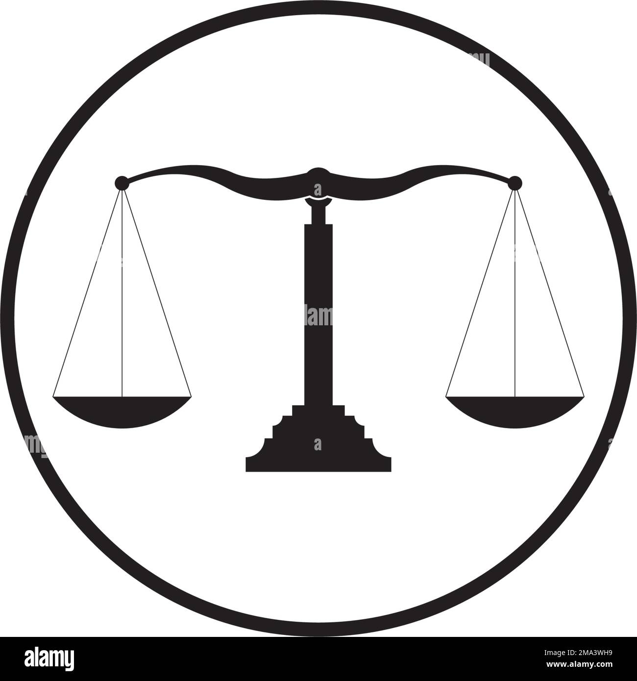 Justice system vector vectors hi-res stock photography and images - Alamy