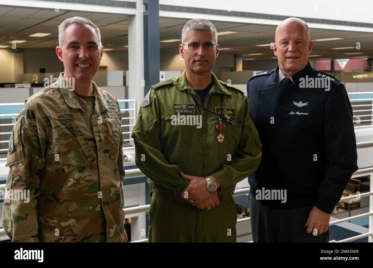 Canadian Royal Air Force Brig.-Gen. Kevin Whale, Space Operations ...