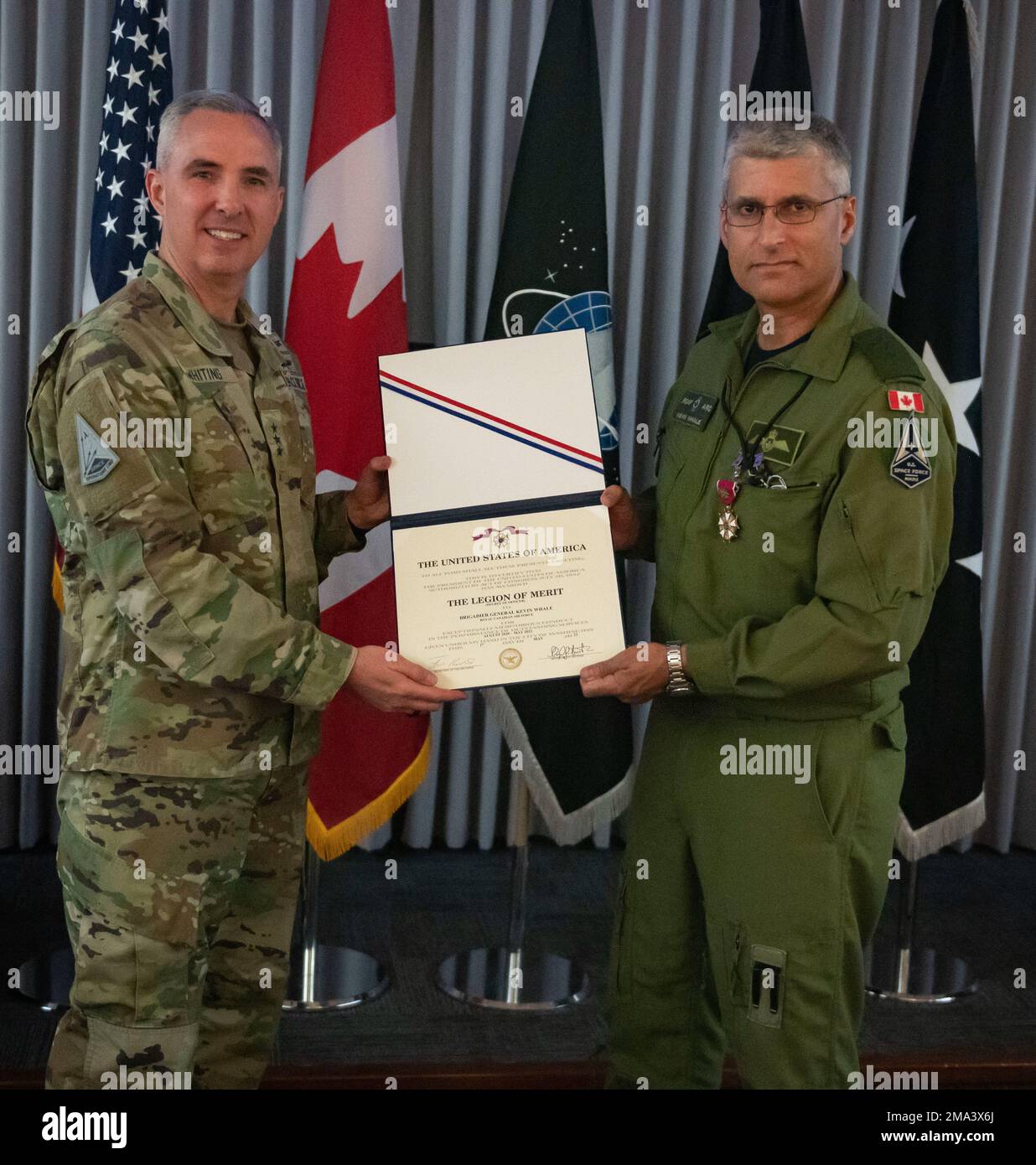 Canadian Royal Air Force Brig.-Gen. Kevin Whale, Space Operations ...