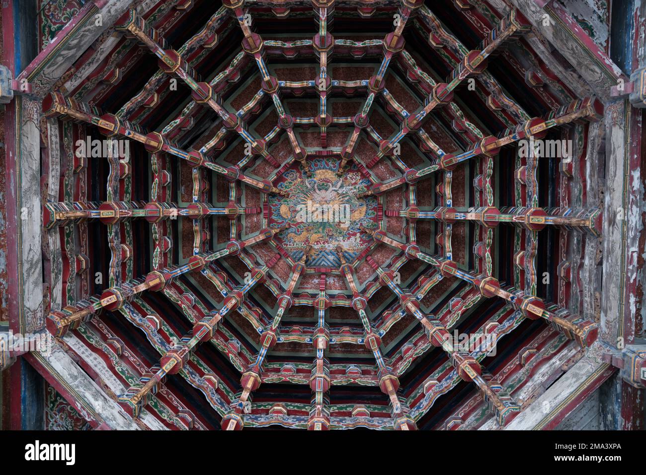 Deer port town of longshan temple in Taiwan Stock Photo - Alamy