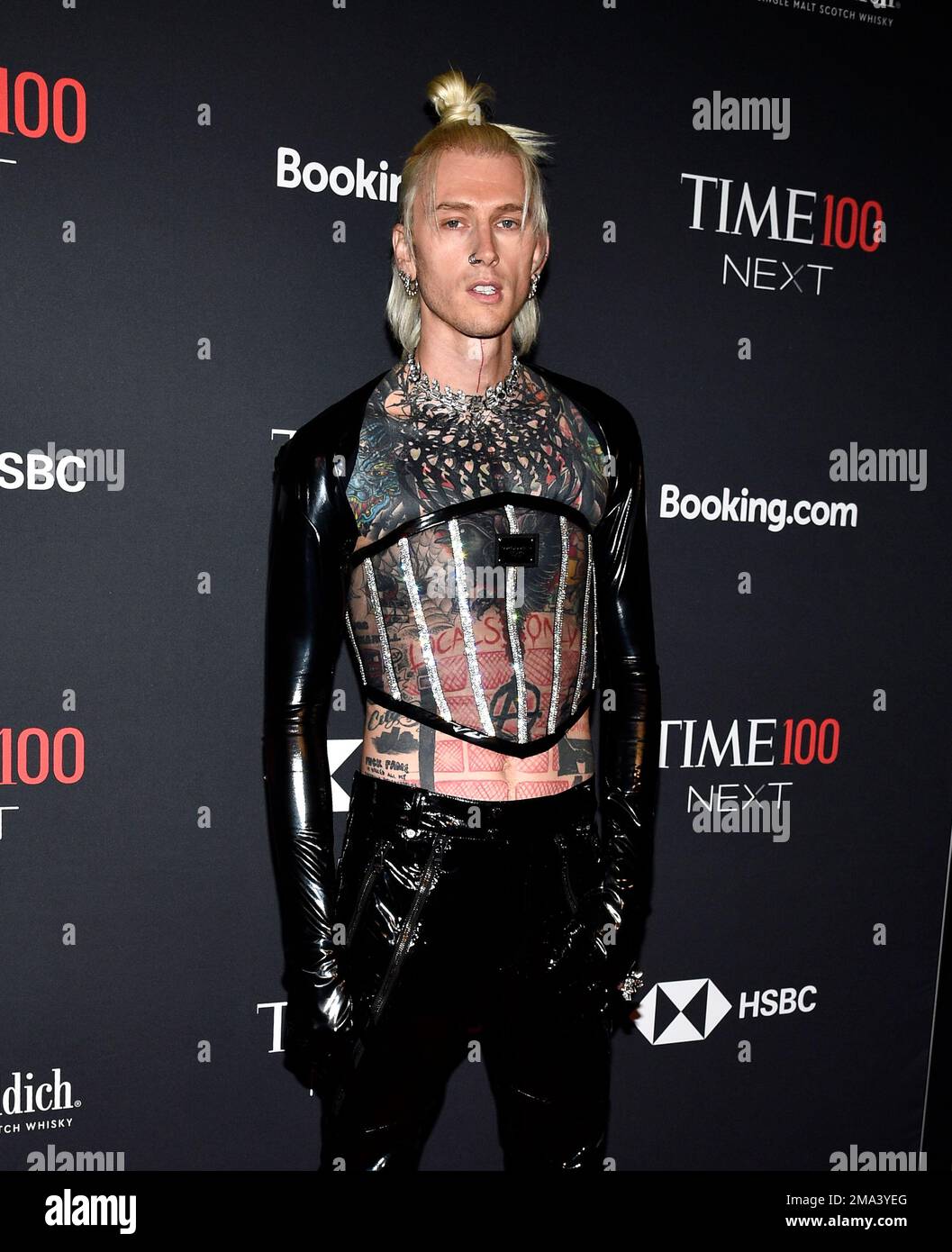 Colson Baker aka Machine Gun Kelly attends the Time100 Next list ...