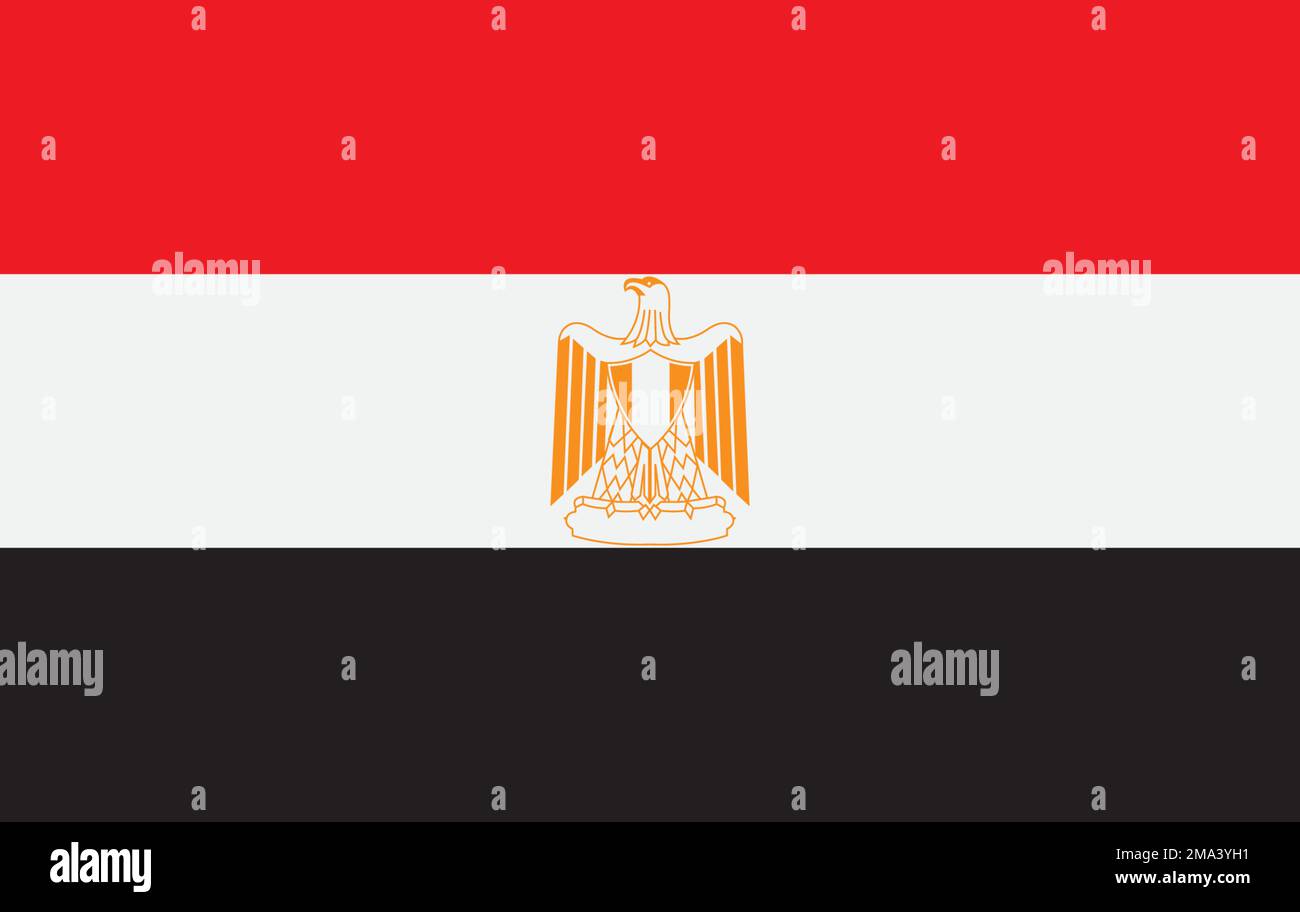 Egypt flag logo. vector illustration symbol design Stock Vector Image ...