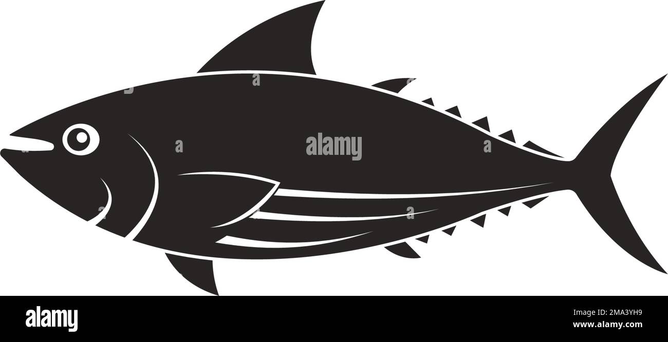 Tuna fish logo. vector illustration design template Stock Vector Image ...