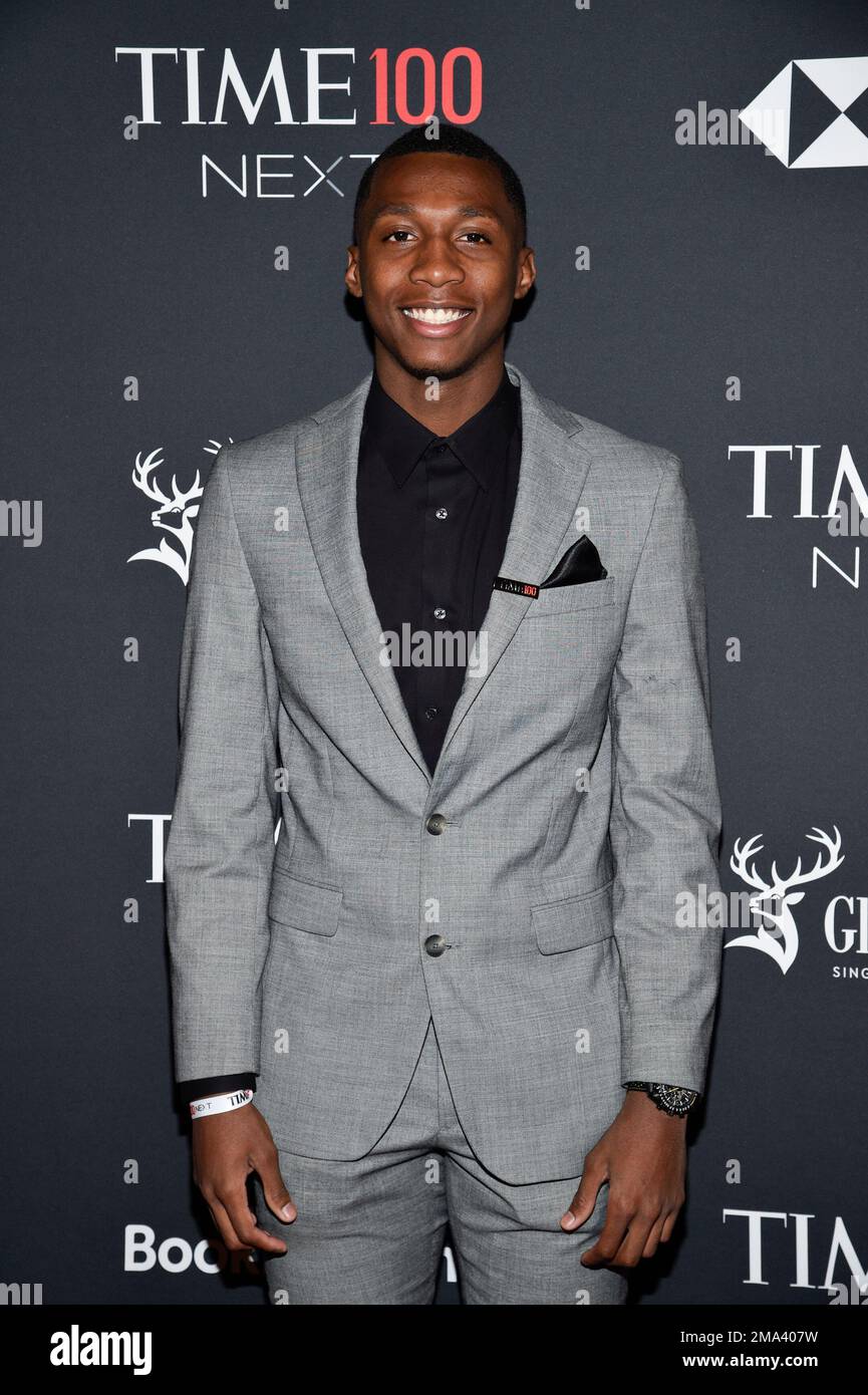 Erriyon Knighton attends the Time100 Next list celebrating the 100 ...