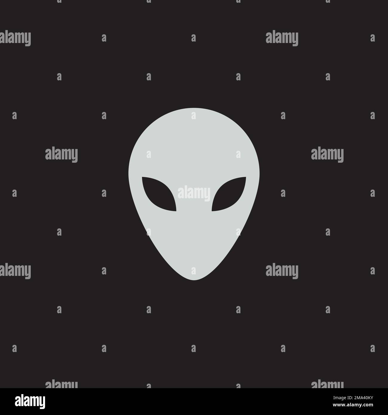 alien icon. vector illustration,sign and symbol template design Stock ...