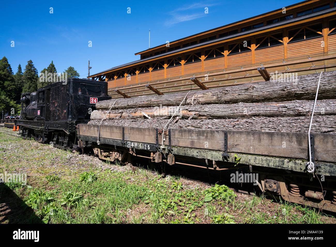 Taiwan alishan little train Stock Photo - Alamy