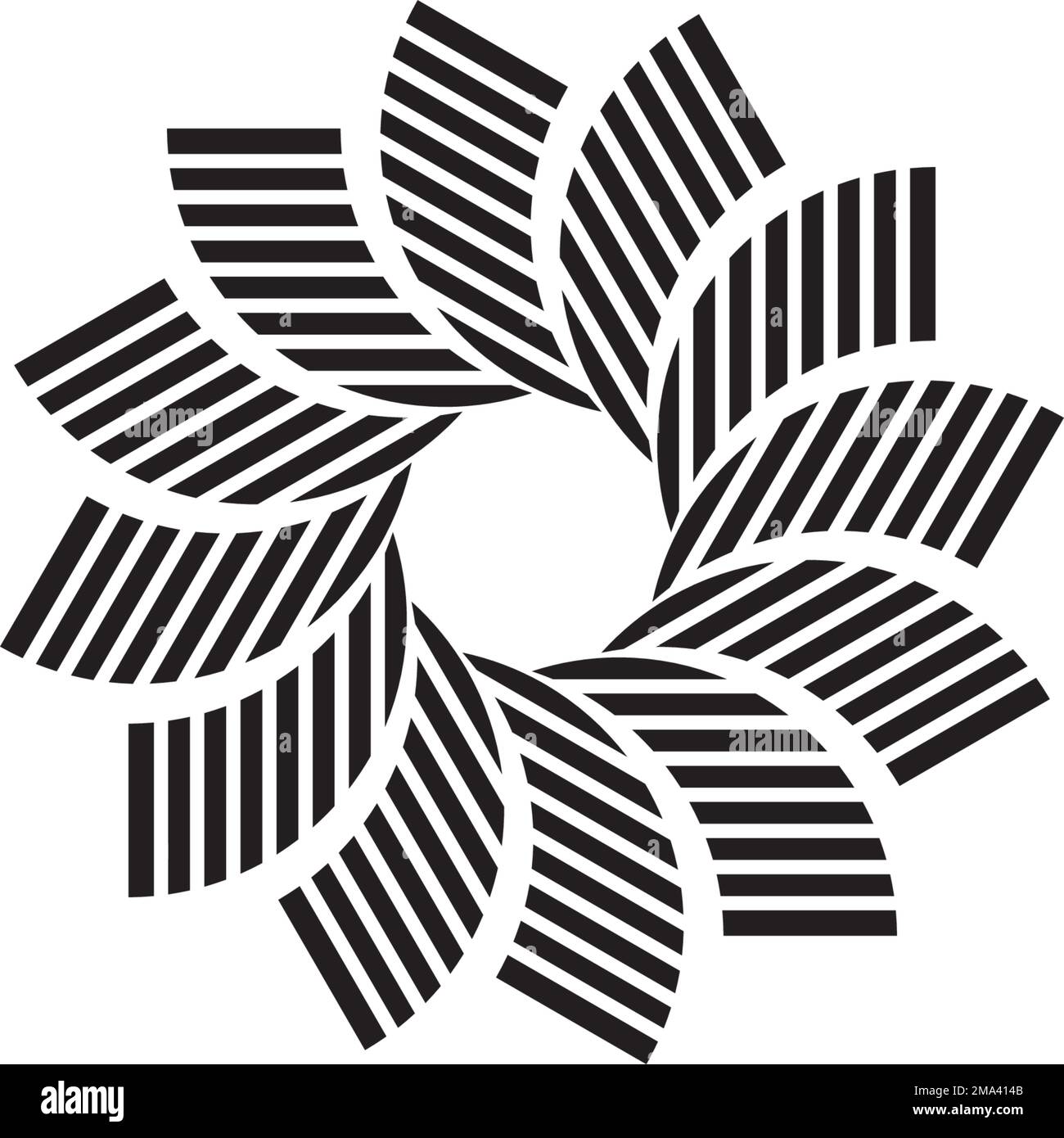 Geometric shape art Black and White Stock Photos & Images - Alamy