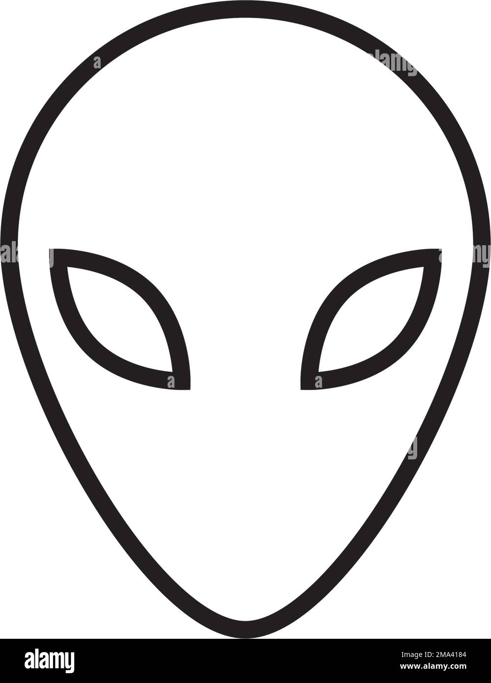 alien icon. vector illustration,sign and symbol template design Stock ...