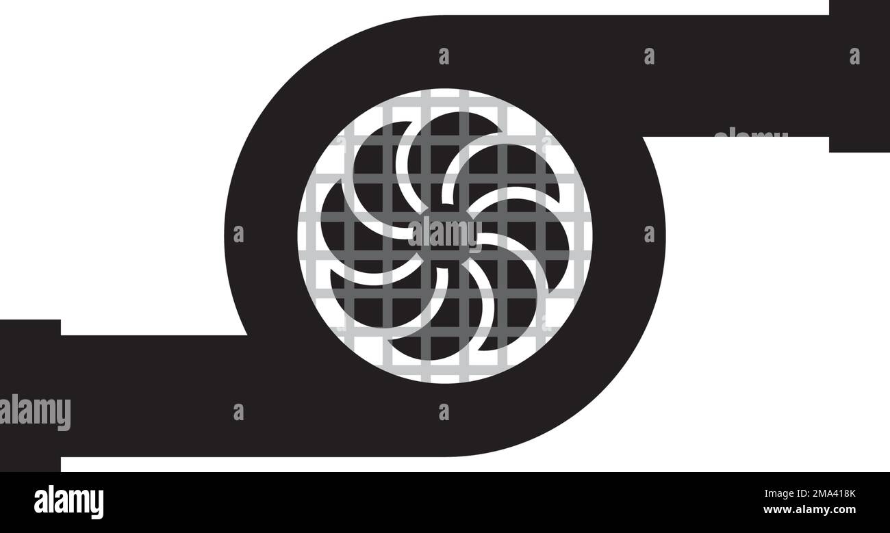 Engine turbo icon vector illustration, technology symbol design Stock ...