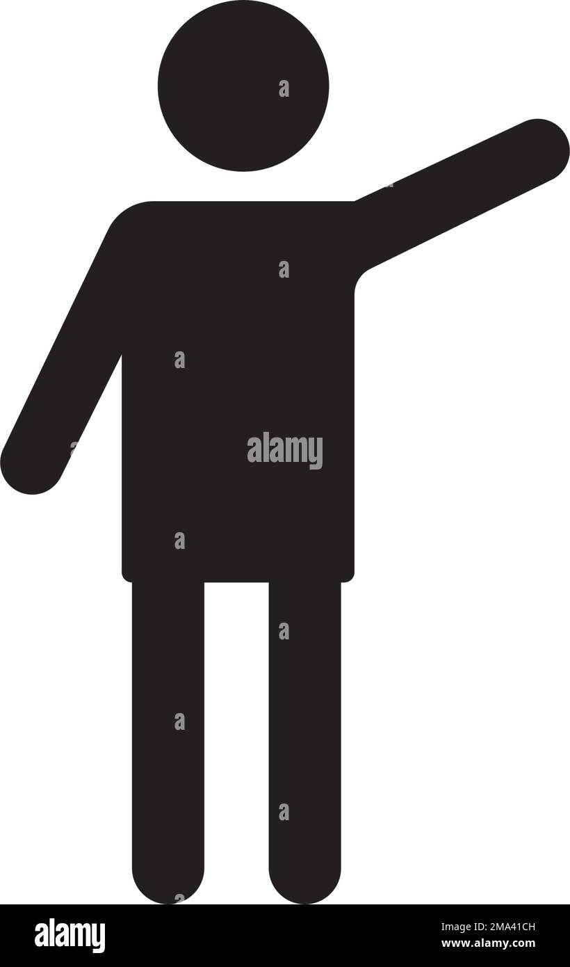 Woman giving directions Stock Vector Images - Alamy