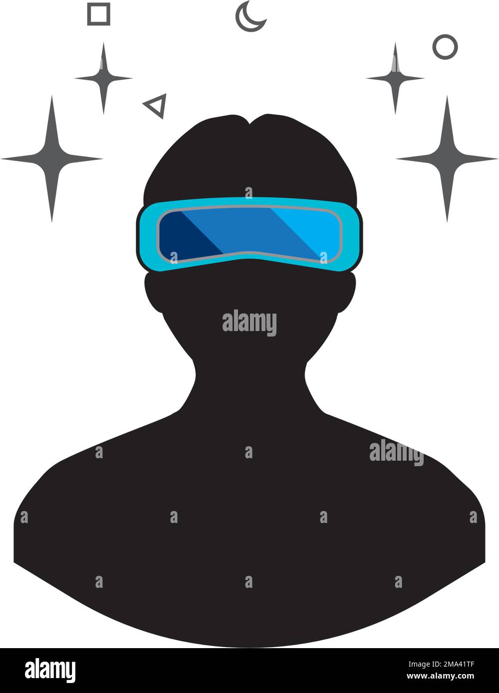 Metaverse icon. vector illustration,future technology symbol Stock ...