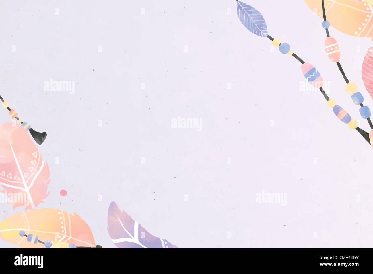 Rectangular Boho style border vector Stock Vector Image & Art - Alamy