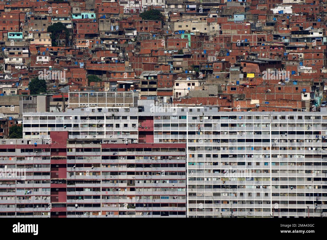 The Lomas de Urdaneta apartment building stands in front of the ...