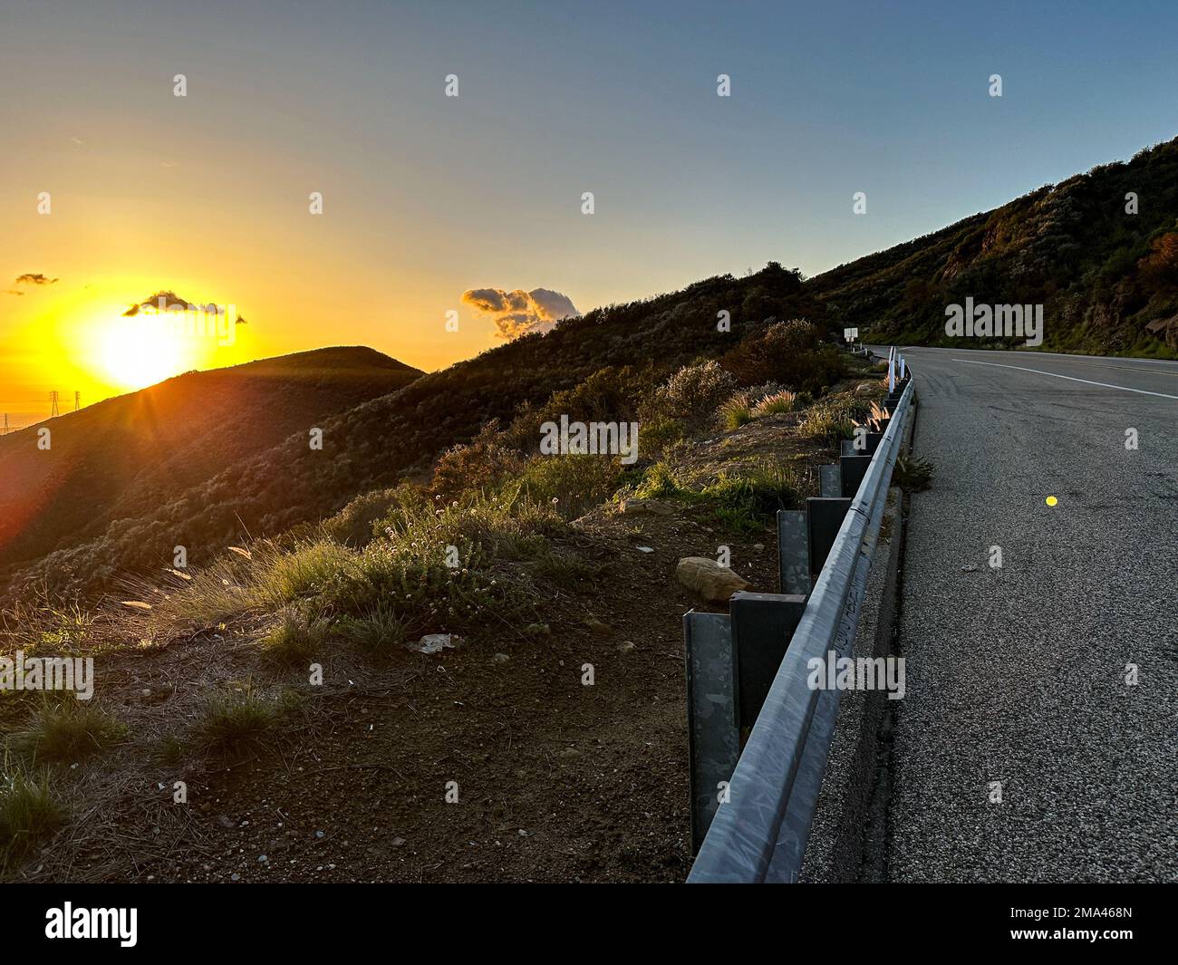 Santa Barbara, California, U.S.A. 14th Jan, 2023. Hwy 154, aka San ...