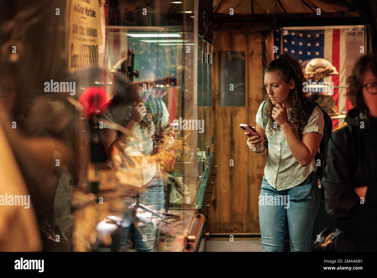 U.S. Marine Corps Cpl. Jasmine Strait, a radio operator with 6th Marine ...