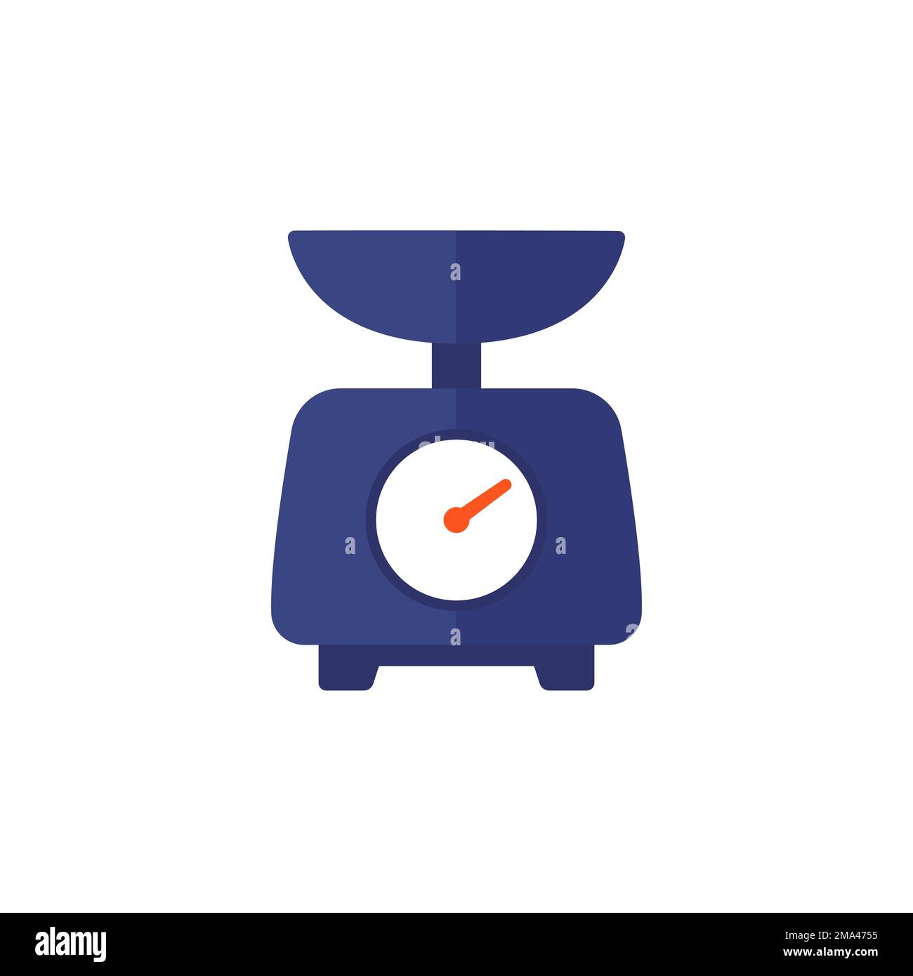 food scales icon on white, flat design Stock Vector Image & Art - Alamy